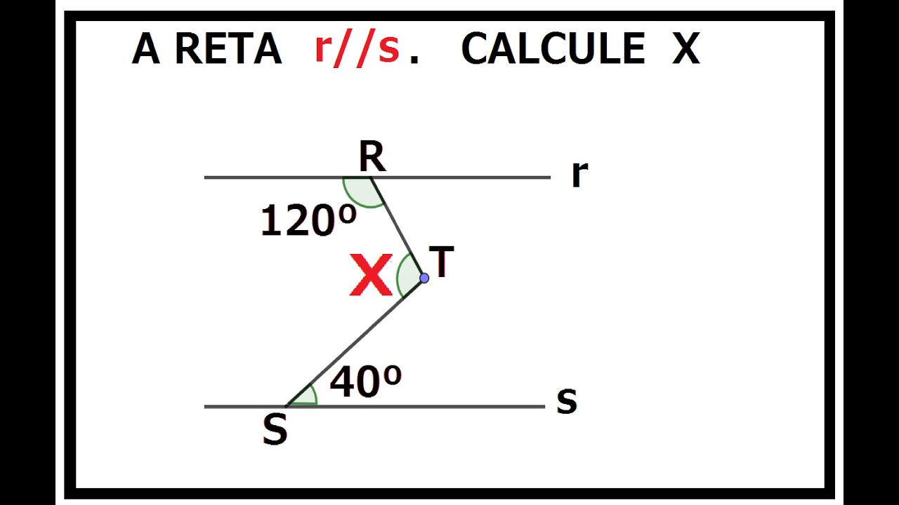 RETAS PARALELAS CORTADAS POR UMA TRANSVERSAL - YouTube