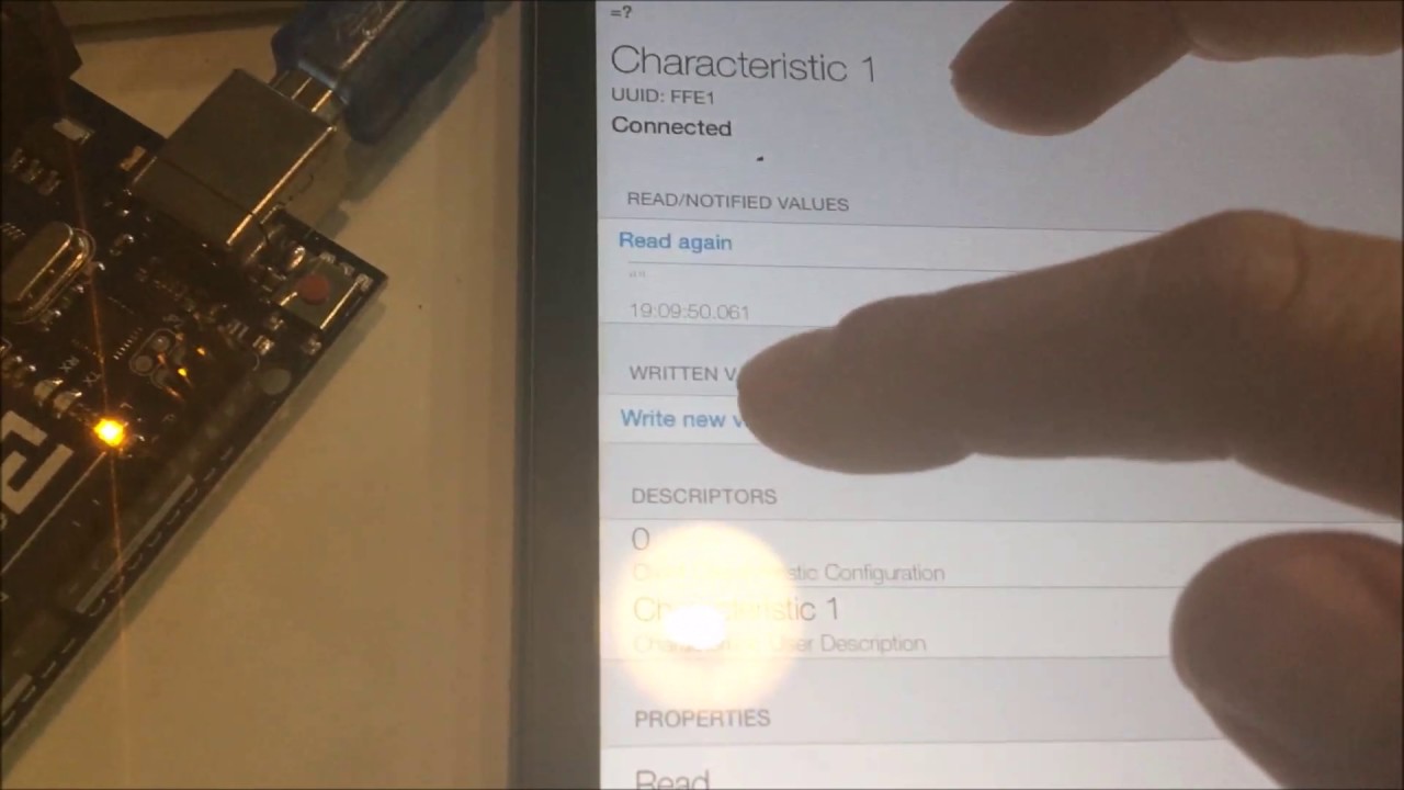 ATtiny 85 Oled display and bluetooth pcb working - YouTube