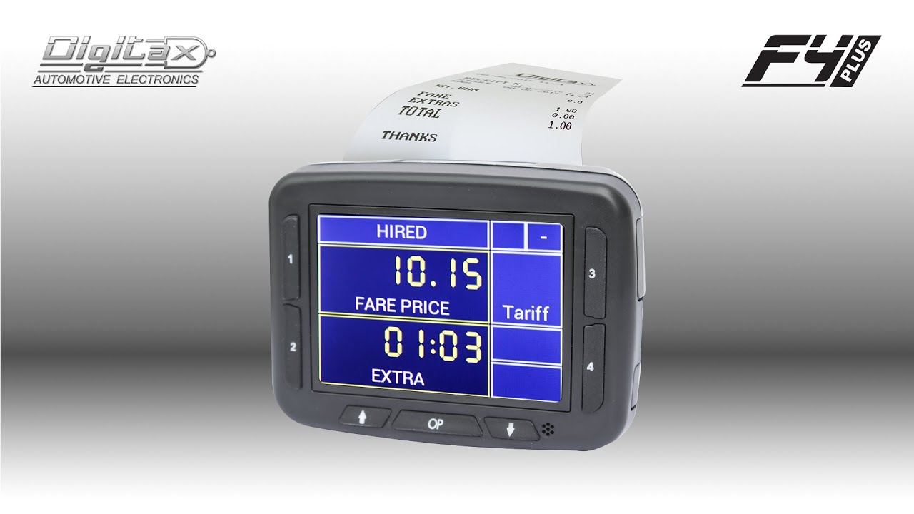 Digitax F4 Plus Taximeter - The state of the art and new generation of ...
