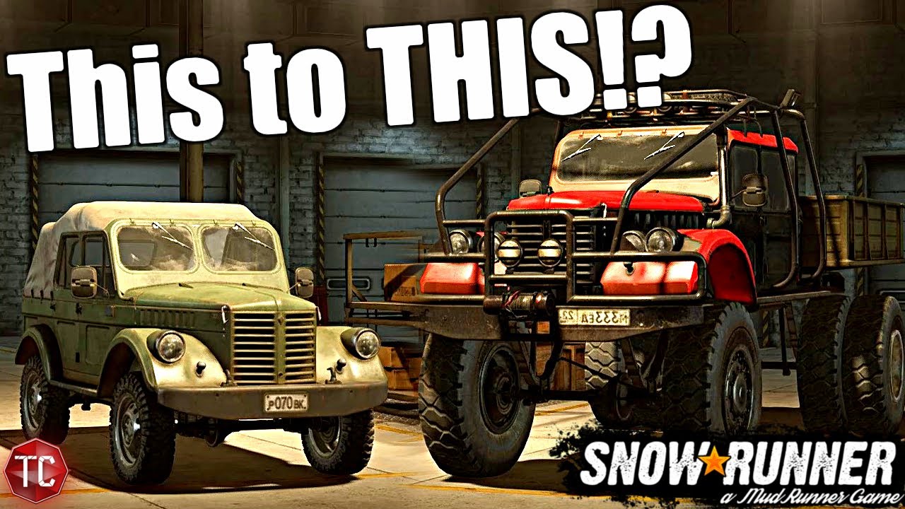 SnowRunner: THIS TUZ 166 Got a MASSIVE UPGRADE! - YouTube