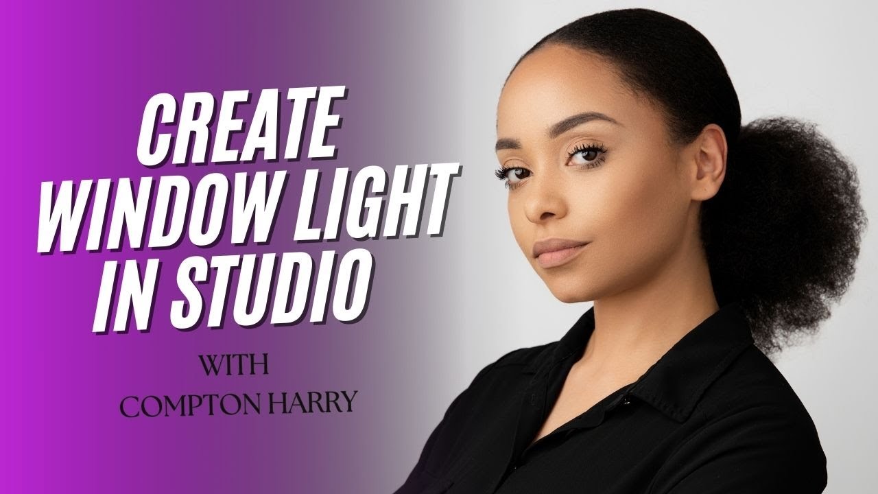 Creating the Window Light look in studio - YouTube