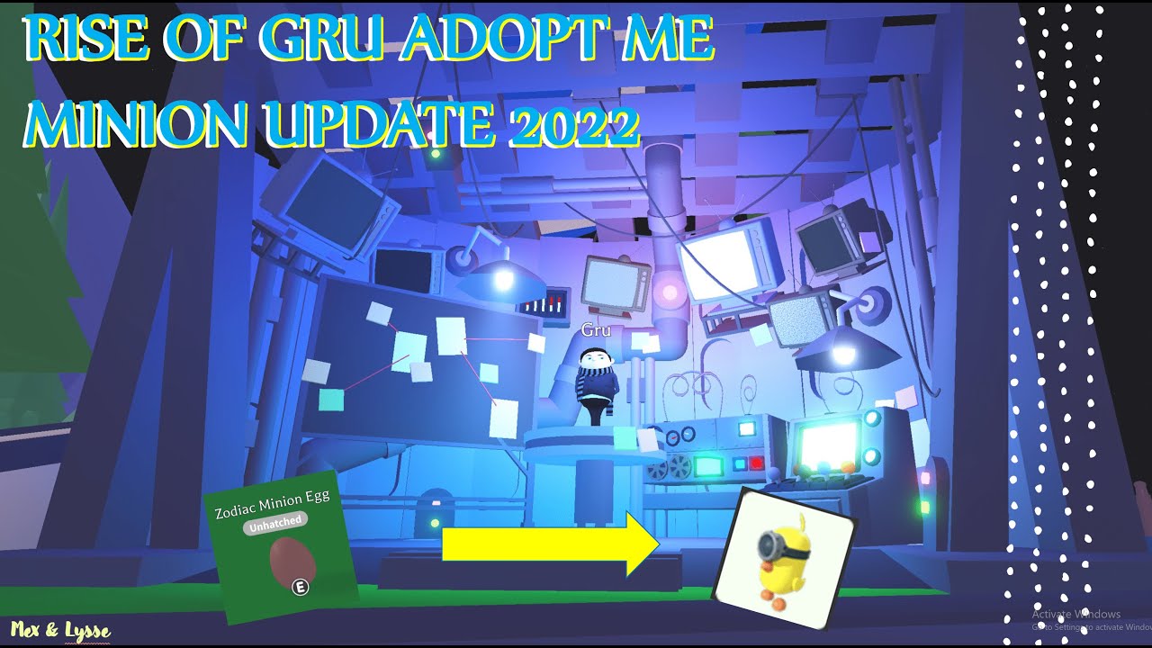 Adopt me Minions- Rise Of Gru Update (2022) - Mex & Lysse - YouTube
