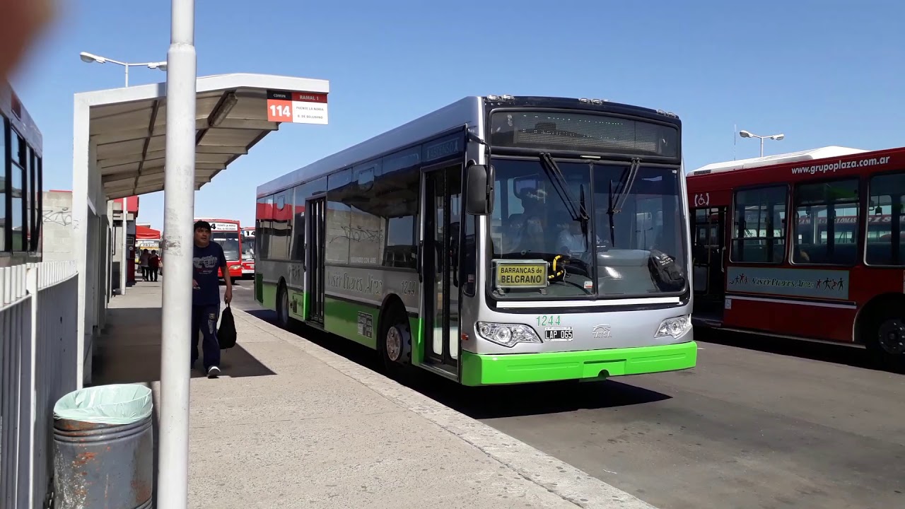 Línea 114 Interno 1244 CON NUEVO CORTE!! - YouTube