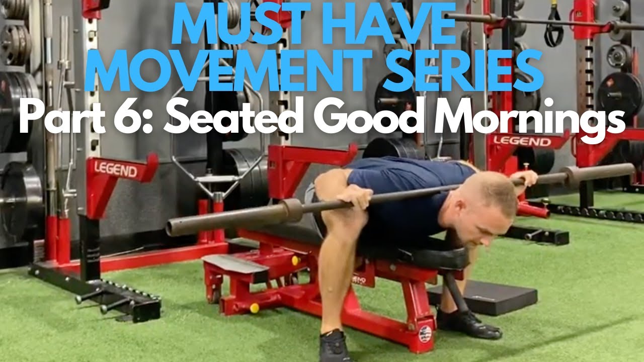 Seated Good Morning (THE BEST HIP ROTATION EXERCISE) - Must Have ...