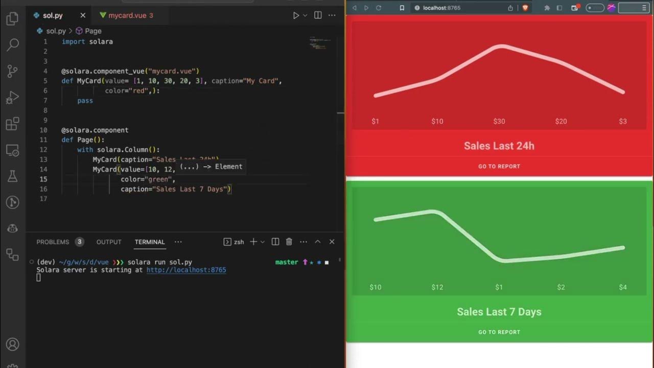 Python Vuejs Using Solara A Short Howto Youtube