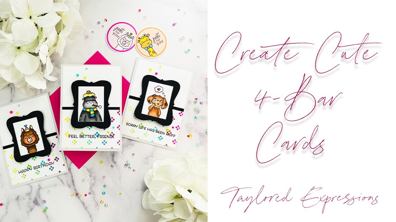 Create Cute 4-Bar Cards - YouTube