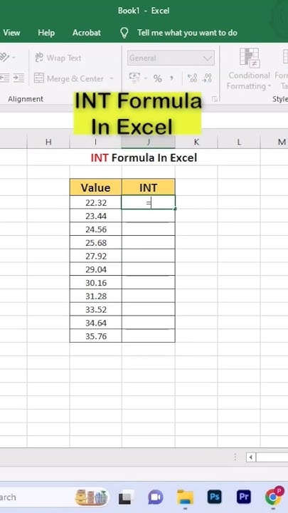 Int Formula In Excel L Excel Advanceexcel Shorts Viralvideo Viralshorts Exceltips