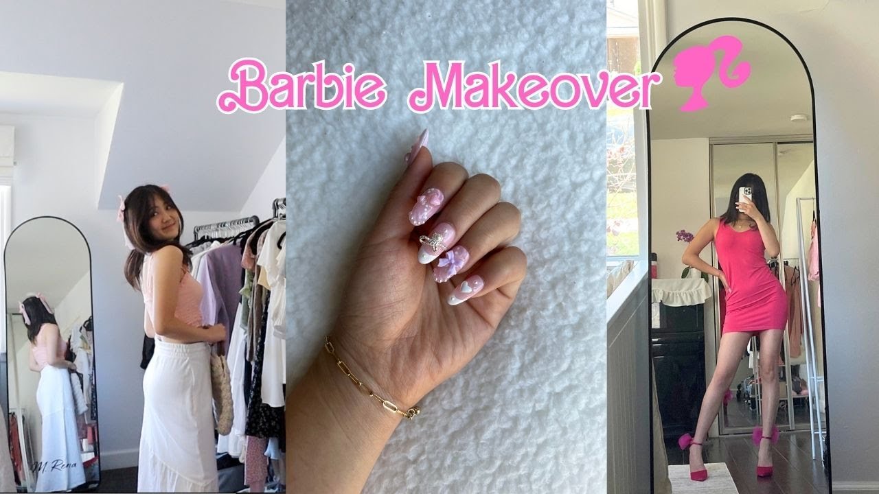BARBIEfying myself | giving myself the ultimate barbie inspired ...
