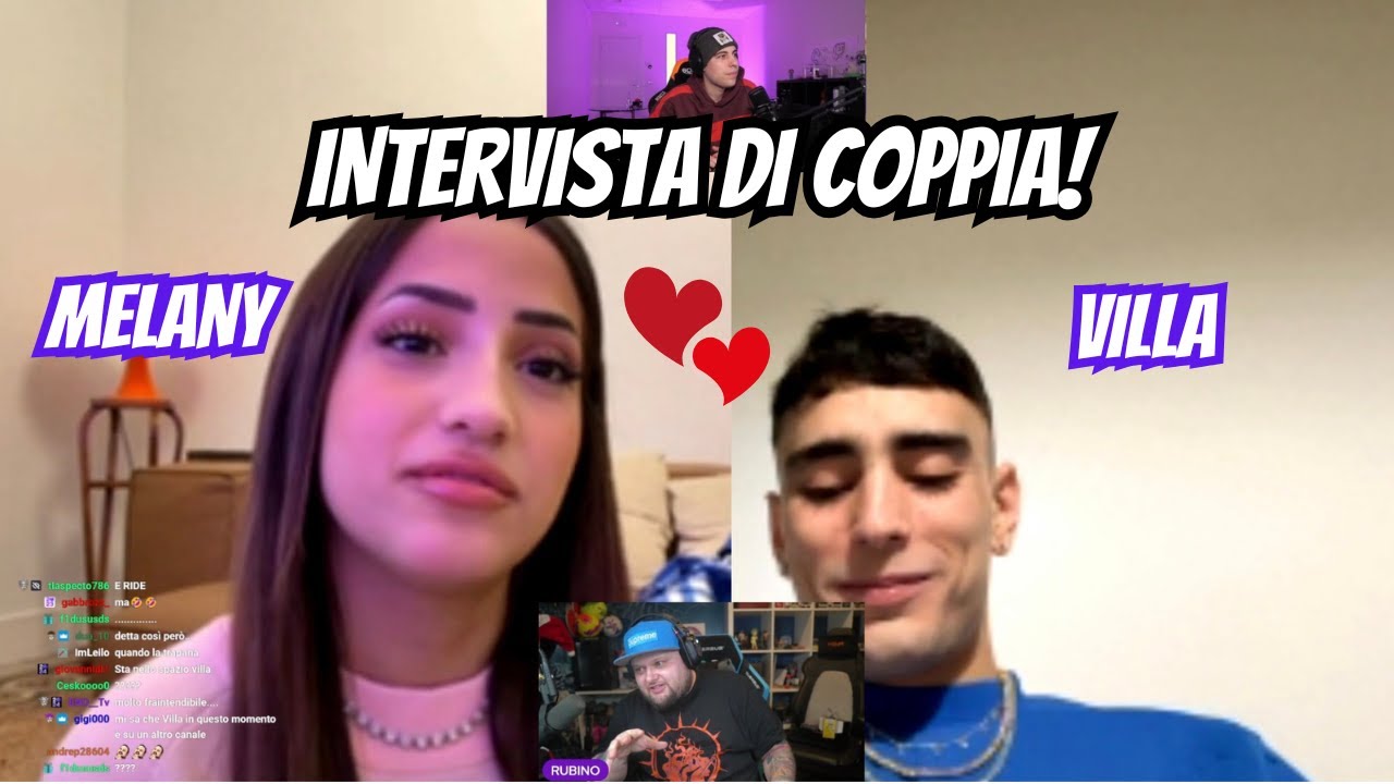 INTERVISTA DI COPPIA MELANY MUSILLO E VILLABANKS! - YouTube