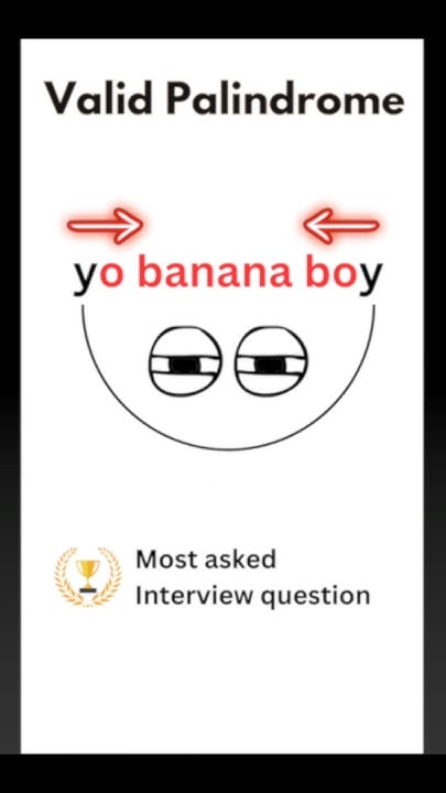 Leetcode 125 valid Palindrome | Optimized solution #Code #maths - YouTube