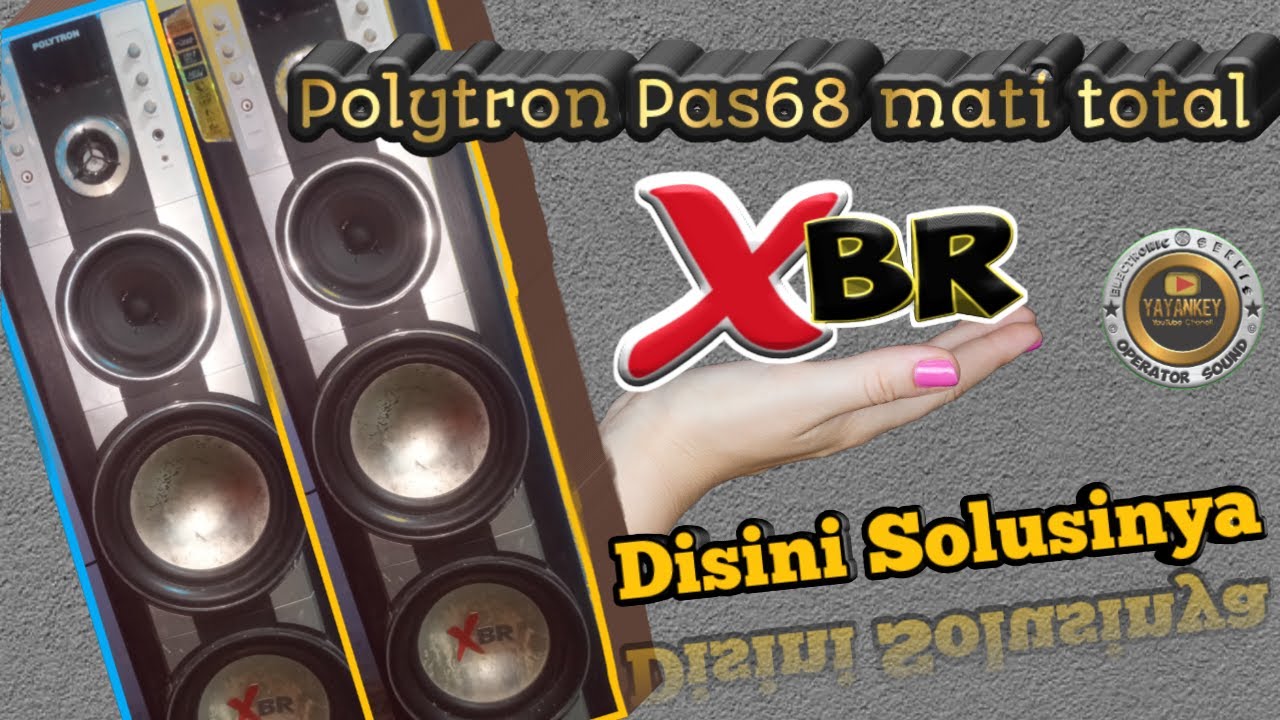 Speaker aktif Polytron Pas 68 Mati total...By @yayankey4665 # ...