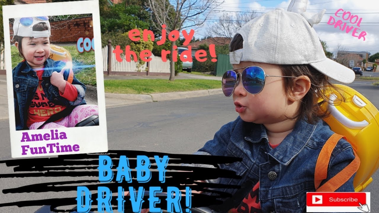 BABY DRIVER | Cool Driver | Amelia FunTime - YouTube