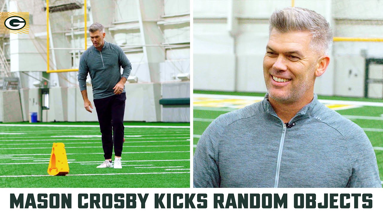 Mason Crosby’s trick shots - YouTube