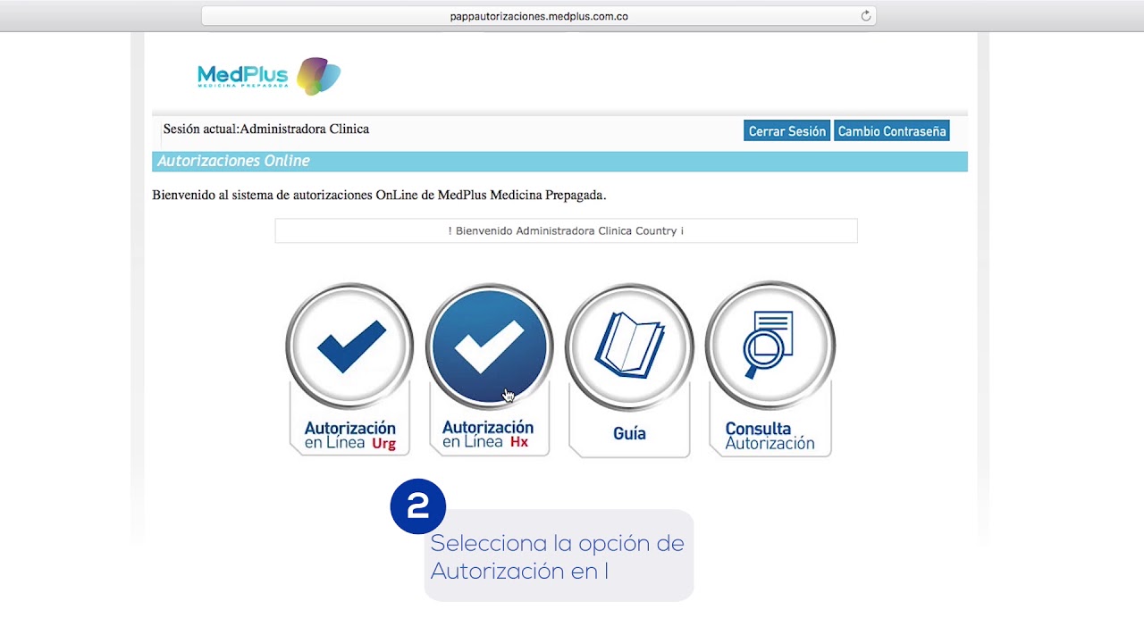 Autorizaciones para prestadores hospitalarios en MedPlus - YouTube