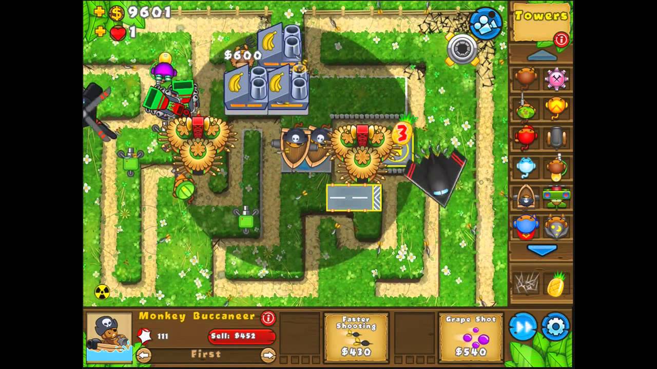 BTD 5 Mobile - Impoppable - Maze - YouTube