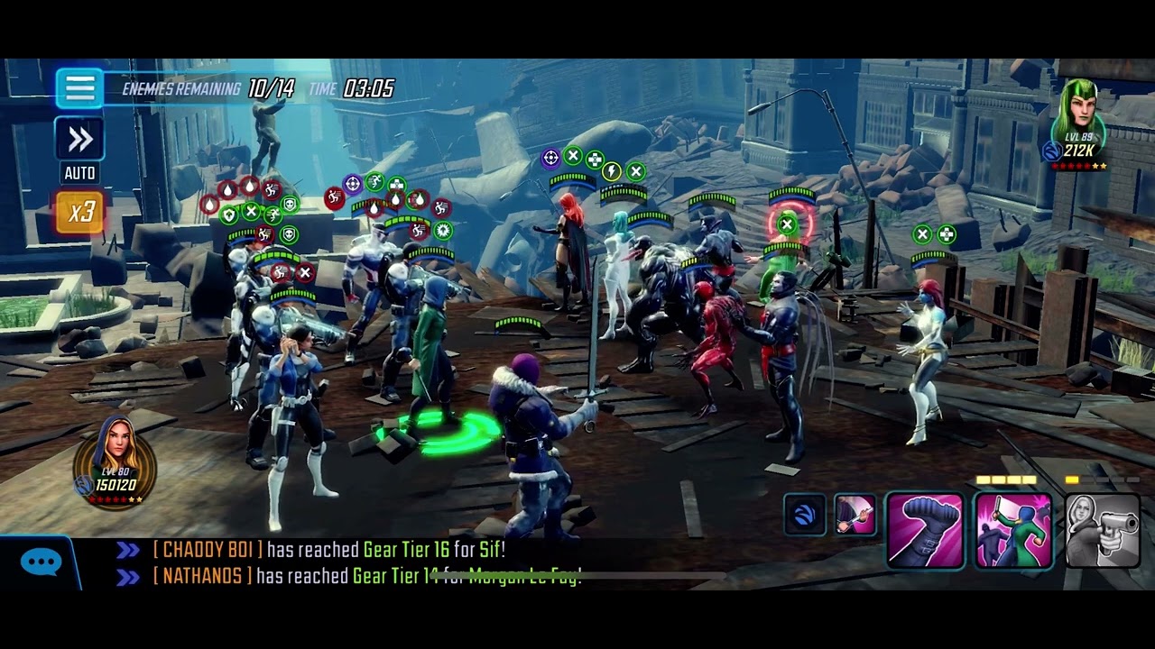 MSF - Doom Raid 3.1 - Skill - Boss Node 3 - YouTube