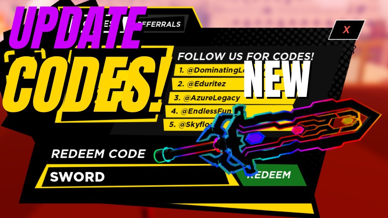 *NEW* UPDATE! SWORD* CODES! [💥UPD] Anime Ball ROBLOX - YouTube