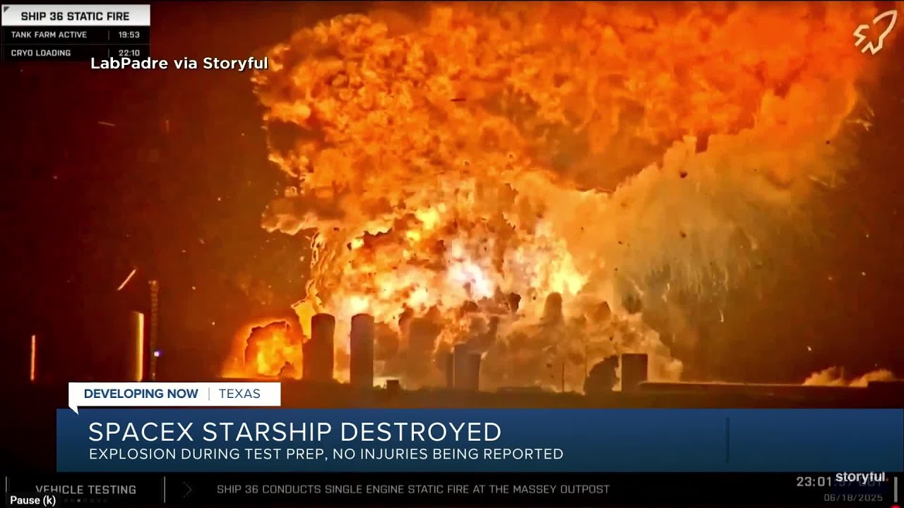 SpaceX rocket being tested in Texas explodes, but no injuries reported ...