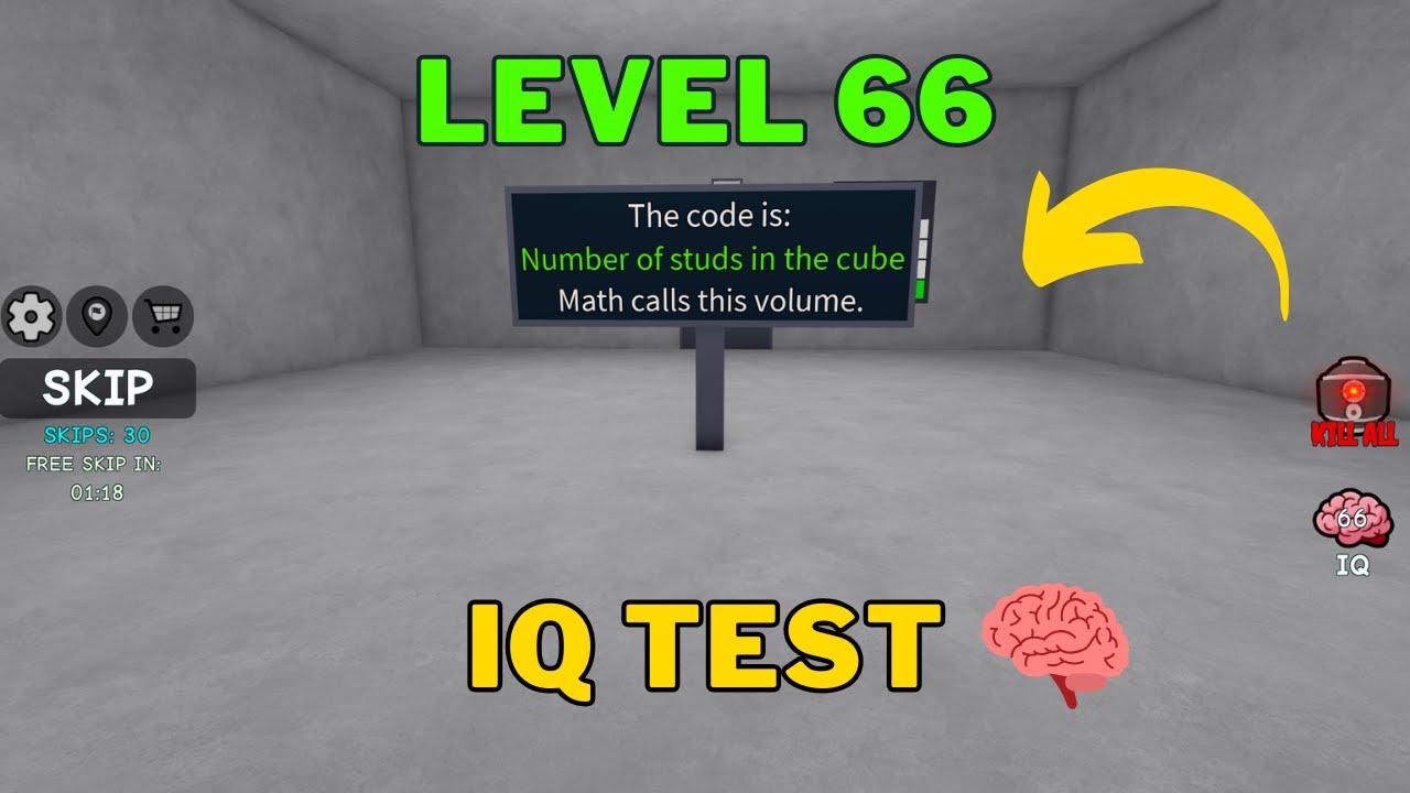 How To Solve Roblox IQ Test Level 66 | IQ Test 🧠 Guide - YouTube