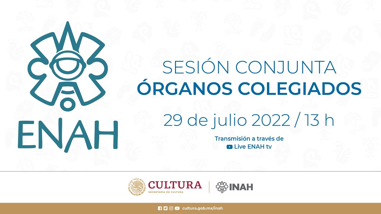 Sesión Conjunta de Órganos Colegiados de la ENAH 29_07_2022 - YouTube