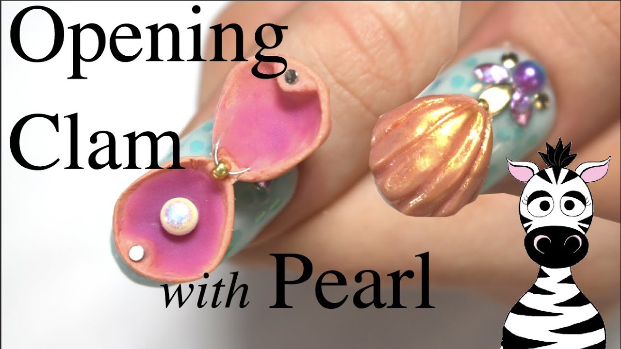 4D Openging Clam Shell Acrylic Nail Art Tutorial feat. Banggood - YouTube