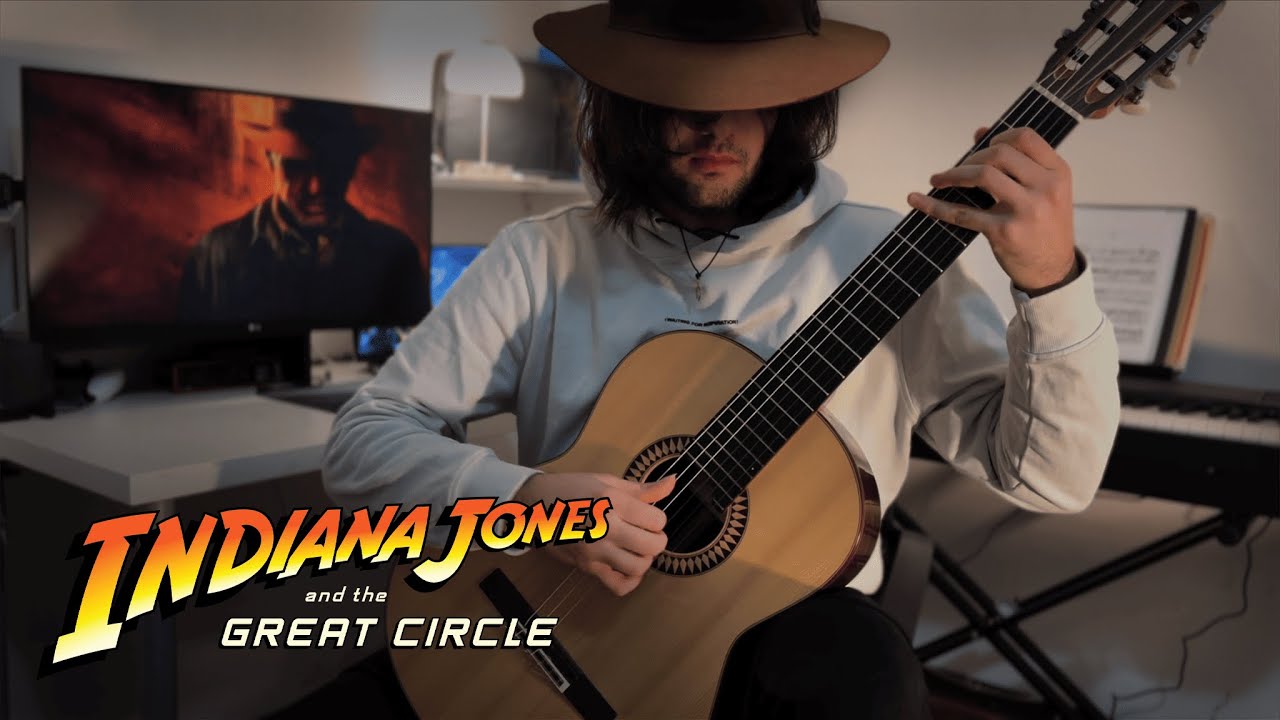 INDIANA JONES ~ Main Theme ~ for Solo Guitar - YouTube