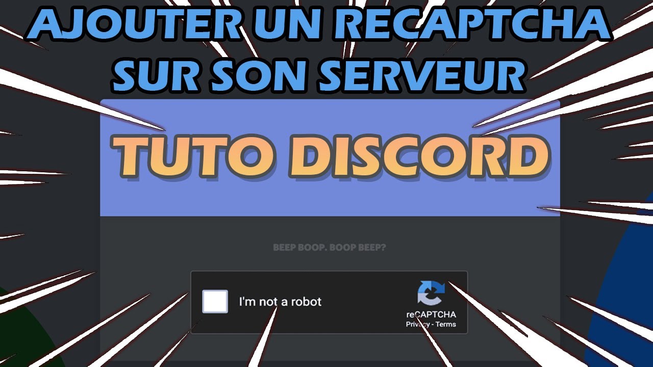 TUTO | COMMENT faire un RECAPTCHA sur son SERVEUR DISCORD ? (MEE6 ...