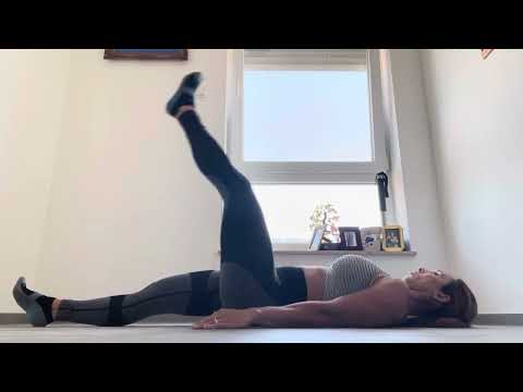 Lying Down Alternating Leg Raise - YouTube