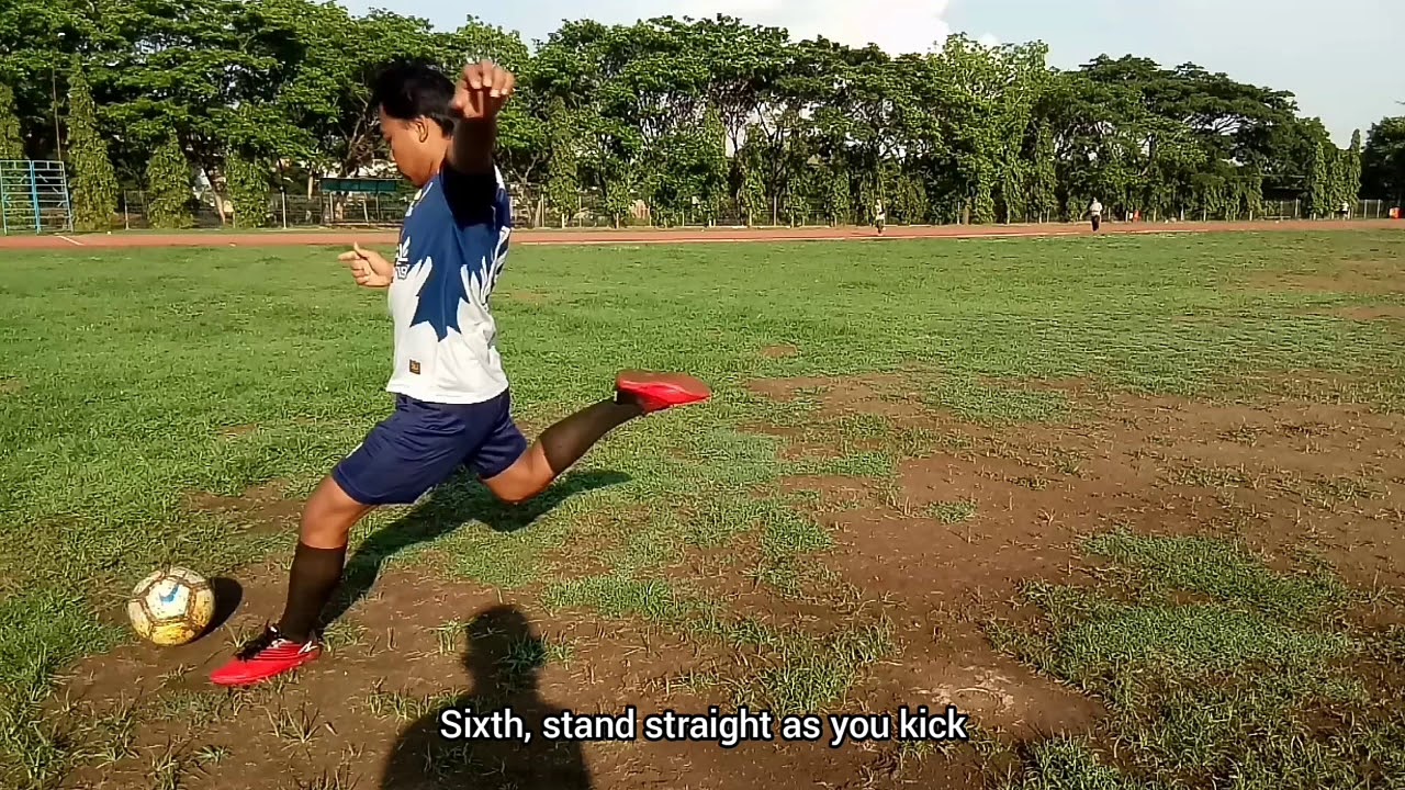 The tutorial technique shooting in football #EnglishForPE #UNNES - YouTube