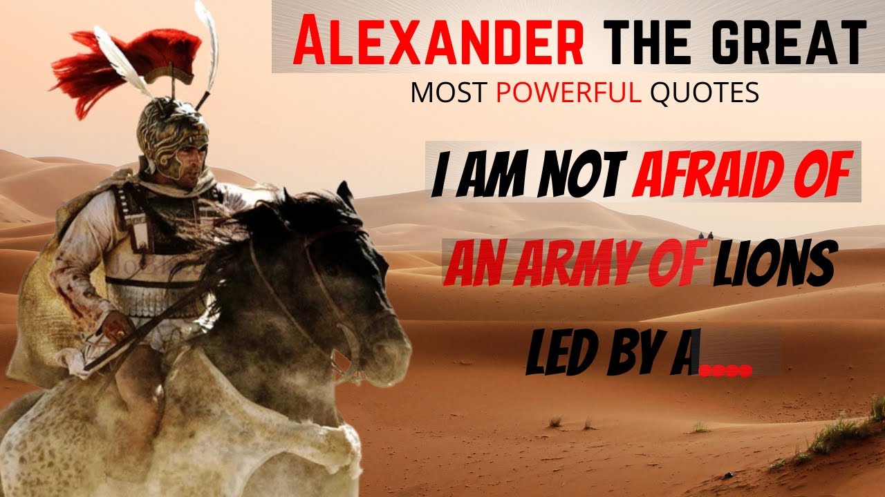 Alexander the great|military Commander|Most powerful 25 Quotes #quotes# ...