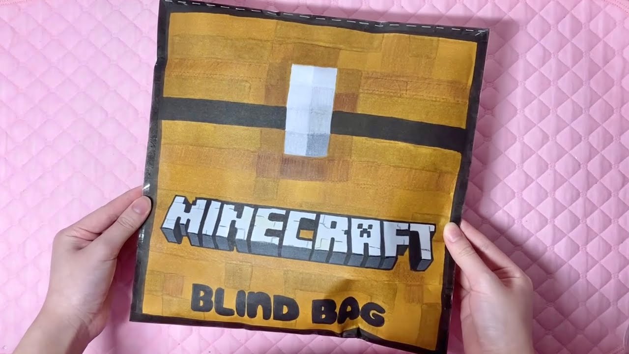 💚paper diy💚 MINECRAFT GIANT Blind Bags | ASMR | applefrog - YouTube