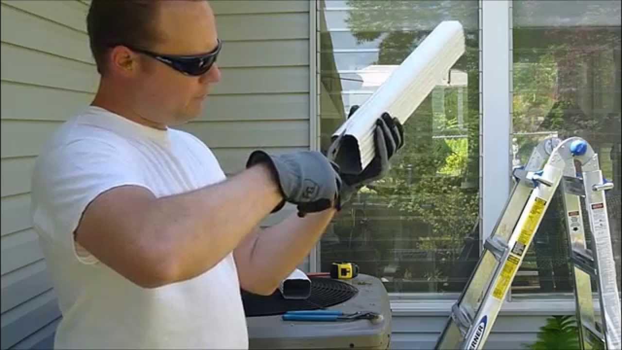 How To Assemble a Downspout - YouTube