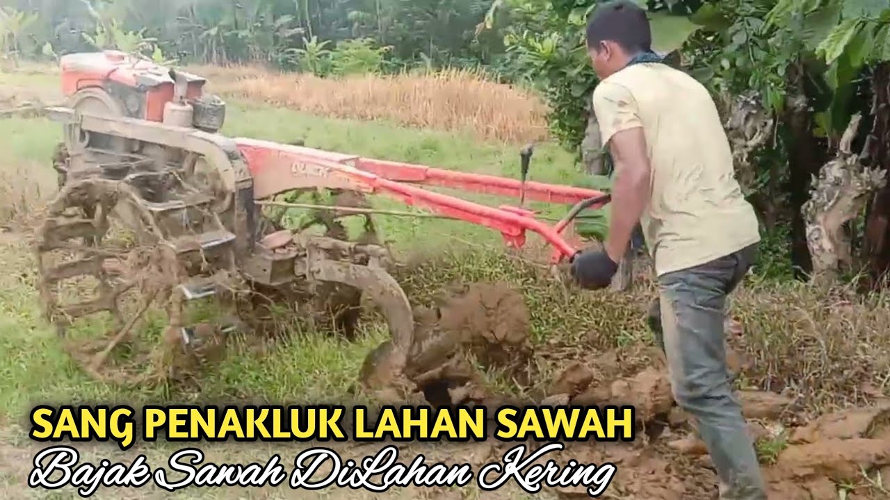 LAHAN KERING Hand Traktor Quick G1000 Mesin Kubota,The tractor works on ...