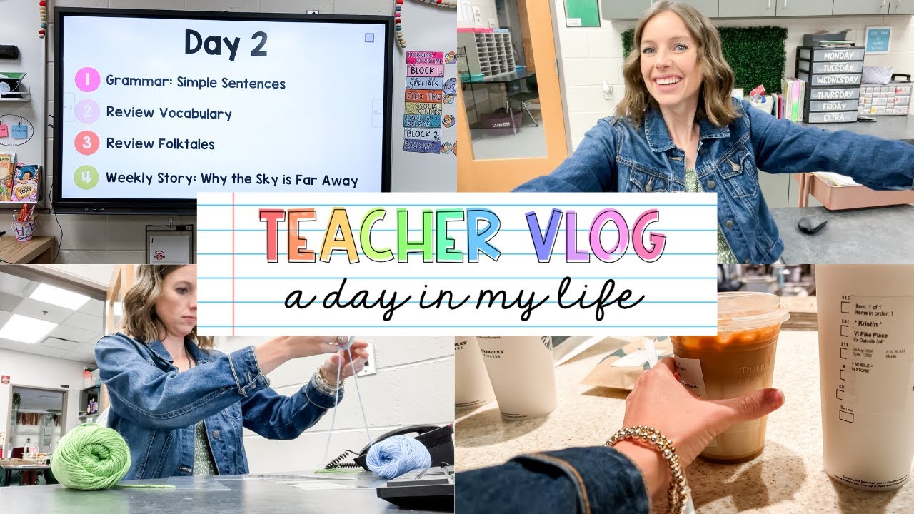 TEACHER VLOG | first vlog of the school year!! - YouTube