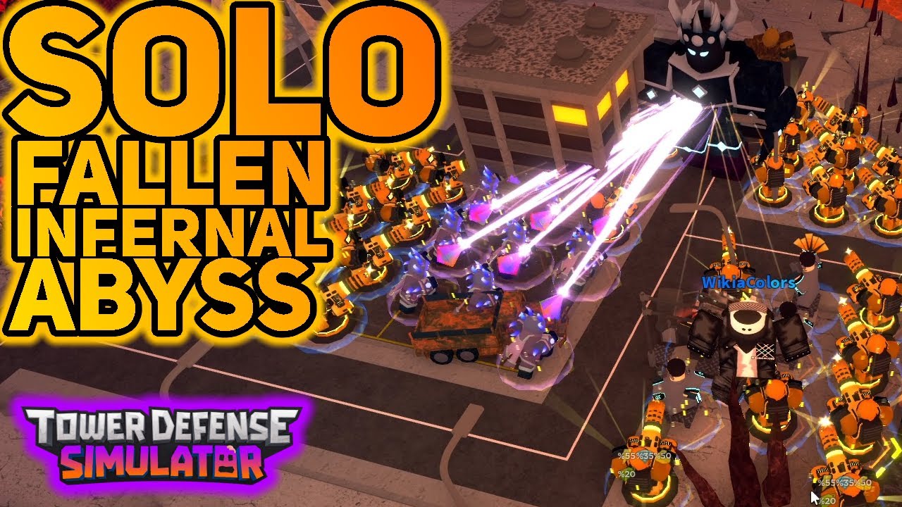 Infernal Abyss - Solo Fallen Mode - Tower Defense Simulator - YouTube
