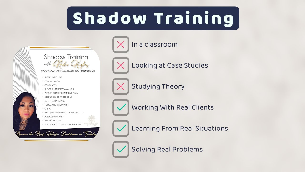 Shadow Training with Nadia Hughes - YouTube