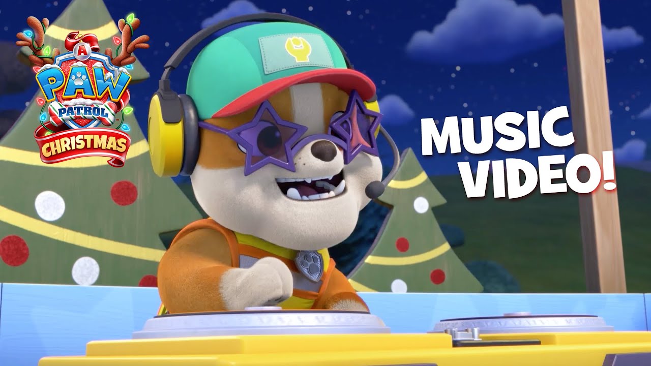 Hip Hop Jingle Bells 🎶 with DJ Rubble! | PAW Patrol Music Video ...