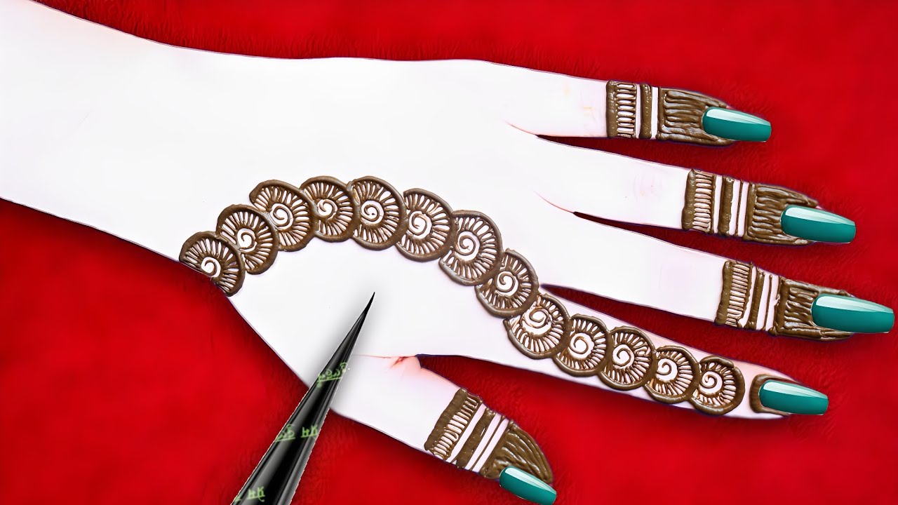 Easy Trick ! Very Easy Simple Bharva Beautiful Henna Design For ...