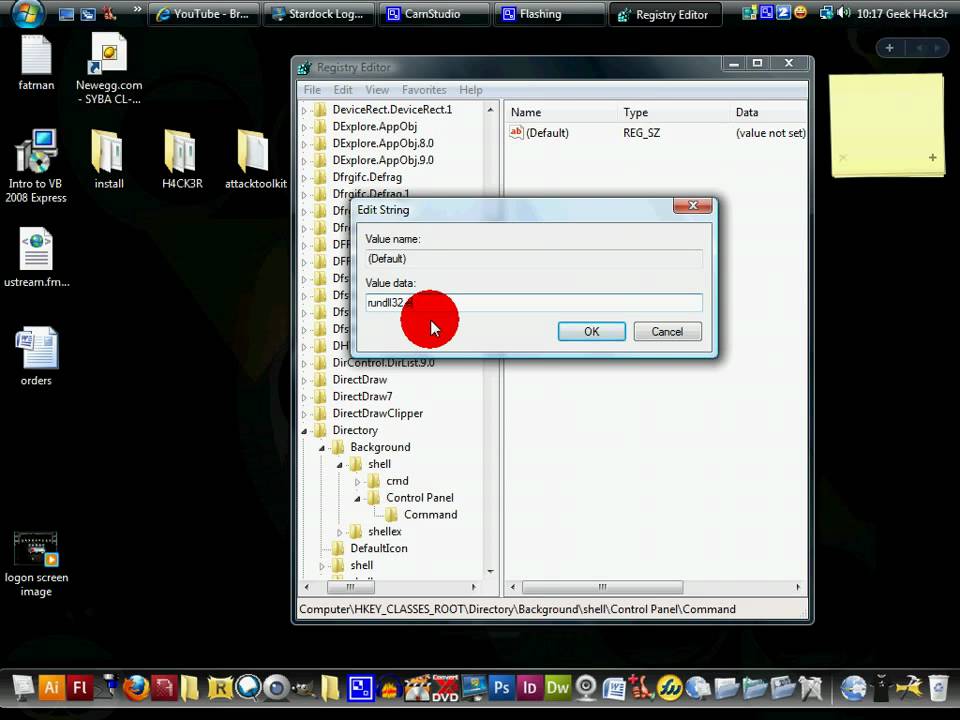 Windows trick - Vista Trick enable right click control panel from ...