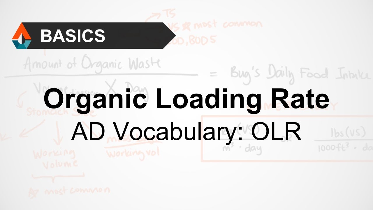 What is an Organic Loading Rate (OLR)? - YouTube