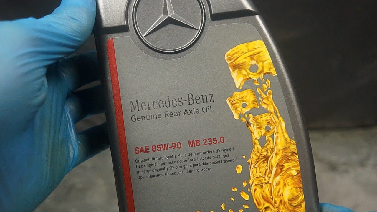 Mercedes MB 235.0 85W90 What does the original gear oil look like ...
