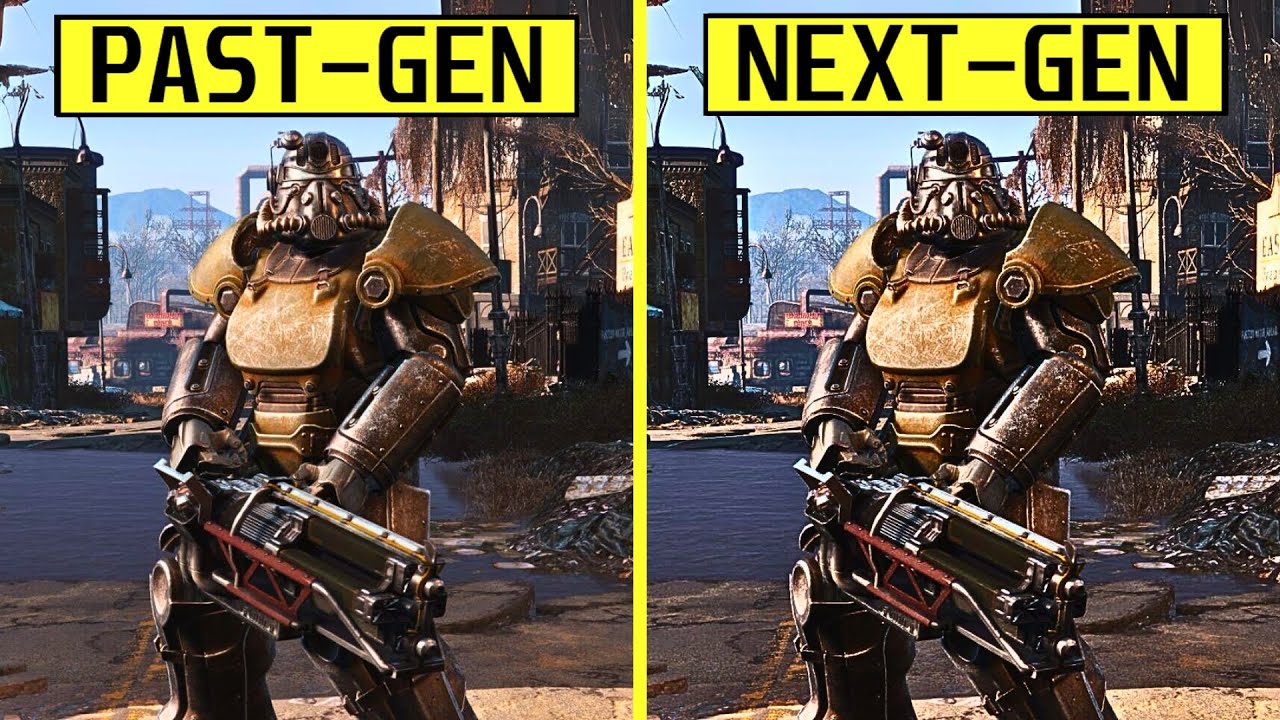 Fallout 4 PS4 Pro vs PS5 Graphics Comparison with FPS Counter | Past ...