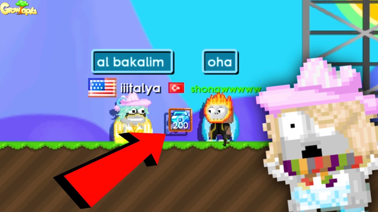 İNSANLARA 200 BGL VERDİM!!! | Growtopia Türkçe - YouTube