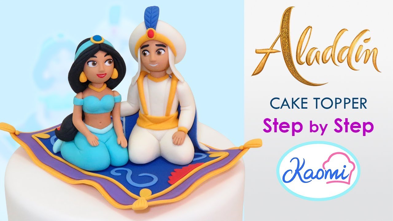 ALADDIN para tortas PASO a PASO || Kaomi Tutoriales - YouTube