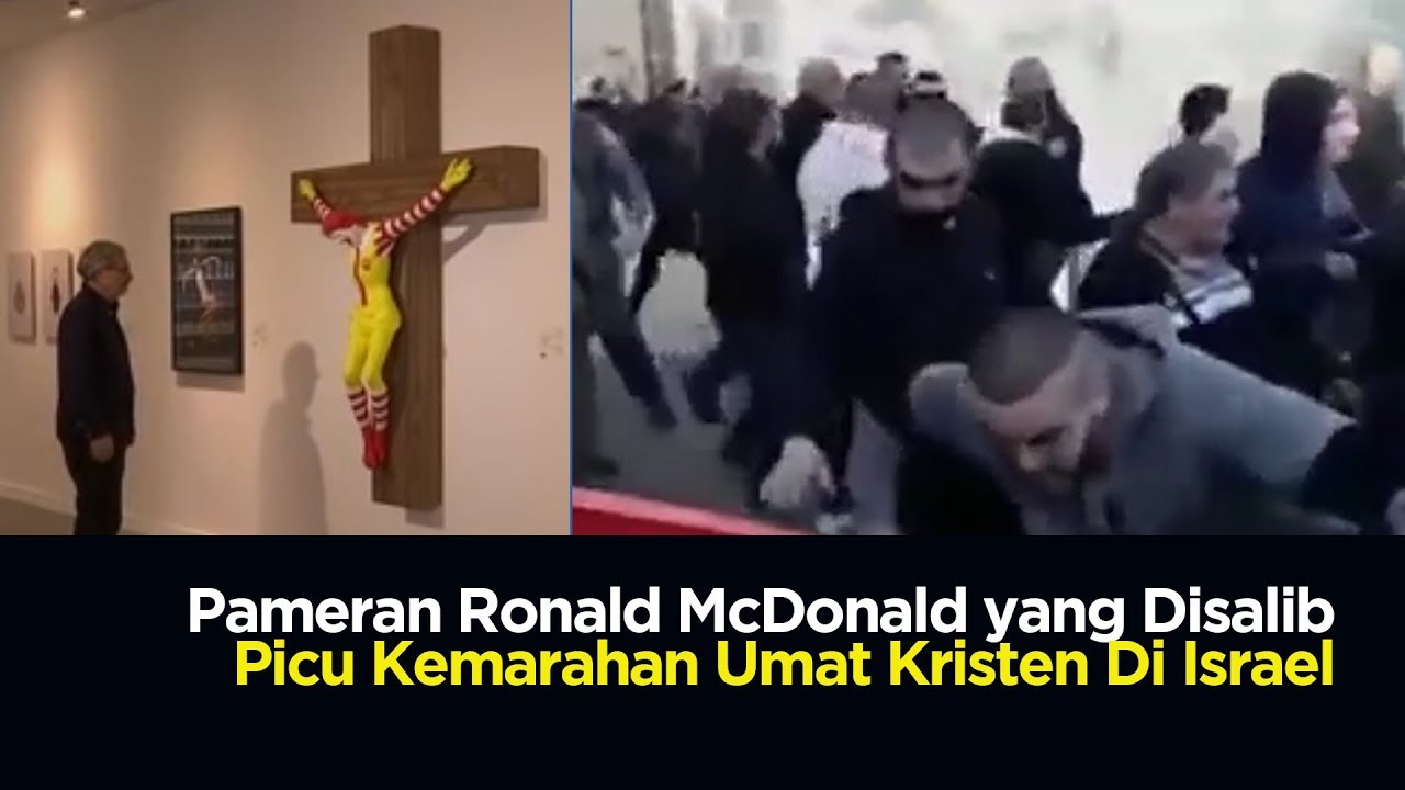 PAMERAN PATUNG RONALD MCDONALD YANG DISALIB, PICU KEMARAHAN UMAT ...