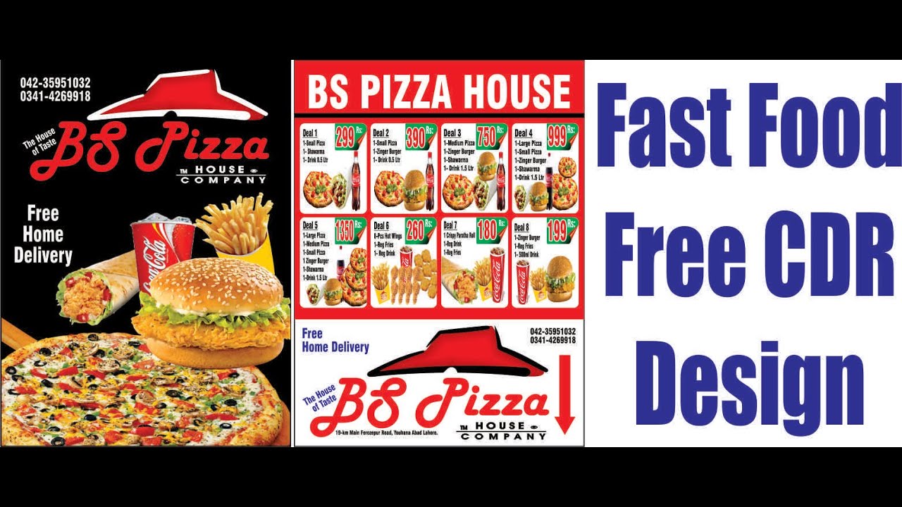 Fast Food Flex Design | Fast Food Brochure Design | Fast Food Design ...