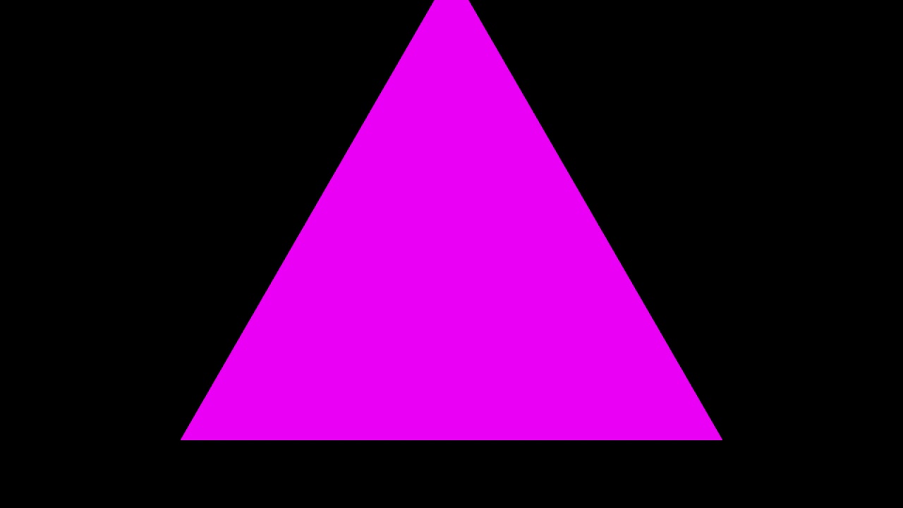 Magenta Triangle Black Background Down To Up - YouTube