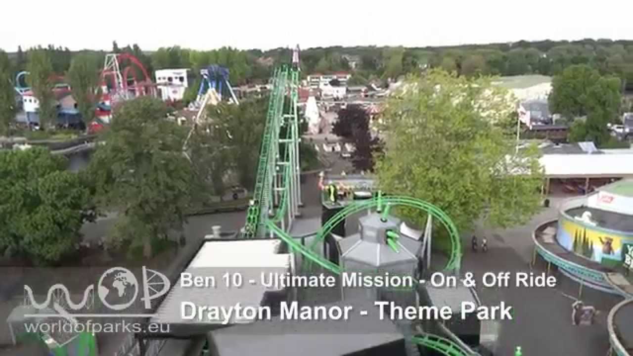 Ben 10 Ultimate Mission - On Ride & Off Ride HD - Drayton Manor Theme ...
