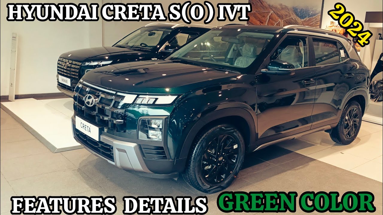 Hyundai Creta S(O) Automatic - Green (Robust Em pearl), Feature-Packed ...