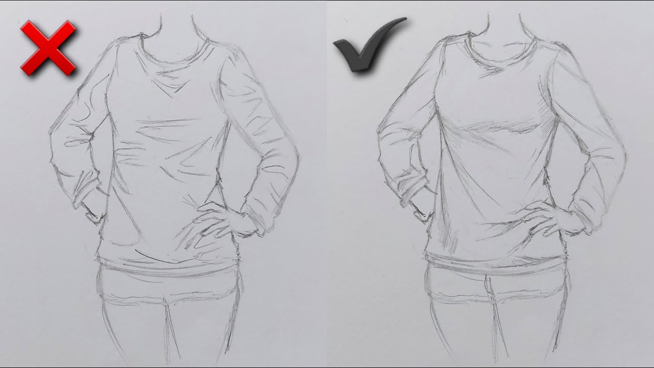 How To Draw Clothes Wrinkles